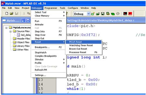 Create And Debug A Project In Mplab Using Dspic30f Pantechai