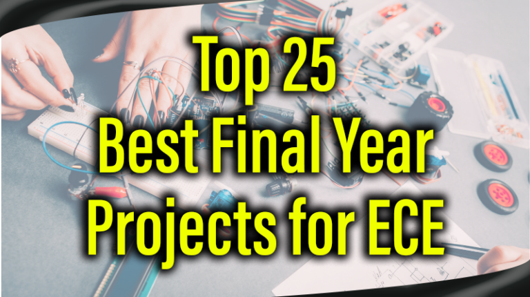Top 25 Best Final Year Projects for ECE - Pantech.AI
