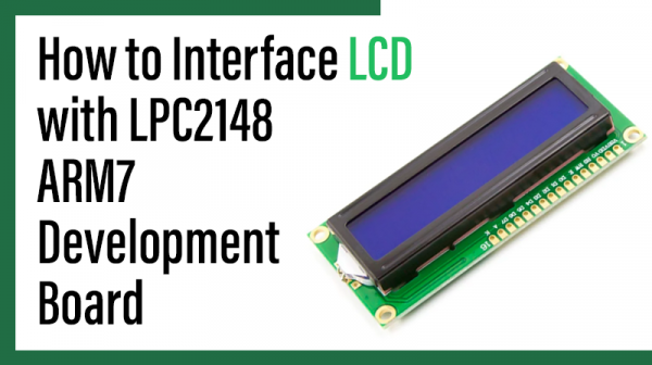 Interface LCD with LPC2148 ARM7 - Pantech.AI