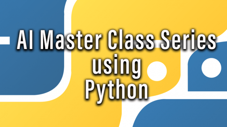 AI Master Class Series using Python - Pantech.AI