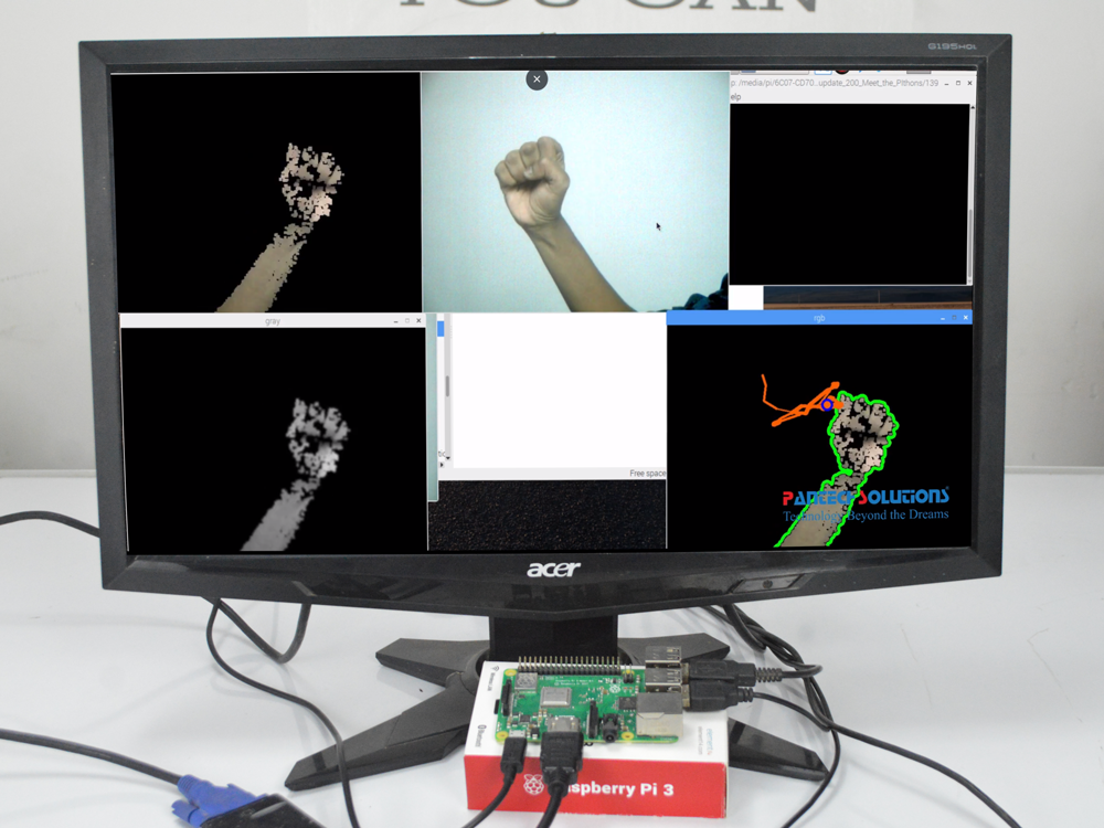 Digital Art Drawing In the Air Through Camera using Raspberry Pi