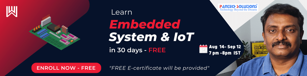 30 Days Embedded System & IoT Master Class Materials - Pantech.AI